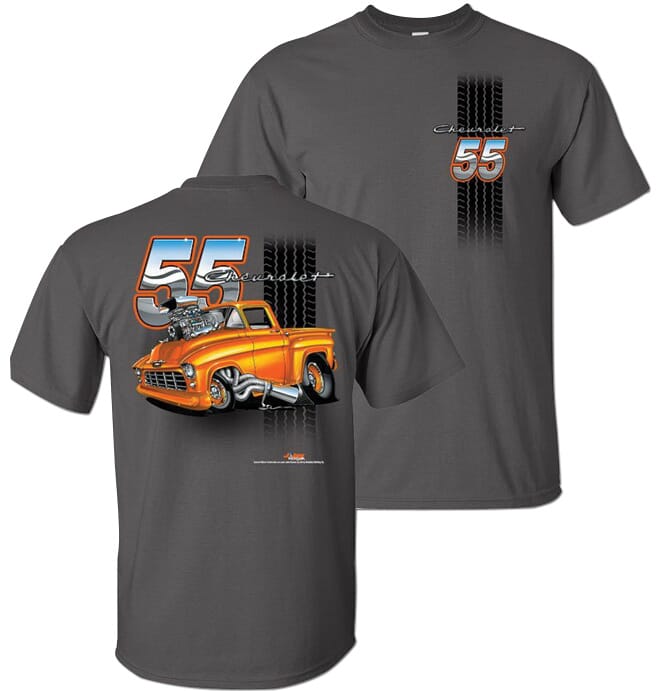 1955 Chevy Truck T Shirts ED ROTH RAT FINK ORIGINAL 55 CHEVY T SHIRT