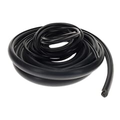 (1955-66) Rear Glass Weatherstrip - Big Window - Black Lock Bead