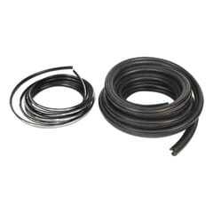 (1955-66) Rear Glass Weatherstrip - Big Window - Chrome Lock Bead