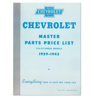 1929 Chevrolet Parts