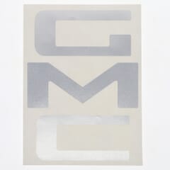 (1958-66) Tailgate Letters - Chrome - GMC Fleetside