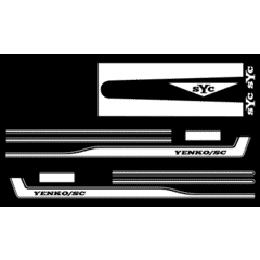 (1969) Yenko Stripe Kit-White