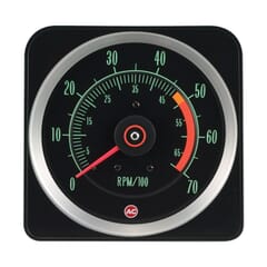 (1969) Tachometer-w/5000 rpm Redline