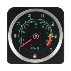 (1969) Tachometer-w/6000 rpm Redline/ 7000 rpm Max
