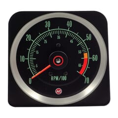 (1969) Tachometer-w/6000 rpm Redline/ 7000 rpm Max LS