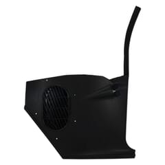 (1969-74) Inner Kick Panels-w/o A/C-Black-Right