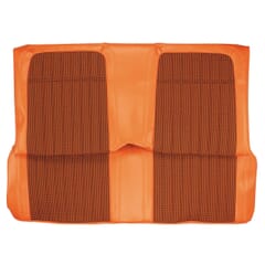 (1969) Seat Cover Deluxe Houndstooth-Rear-Coupe-Orange