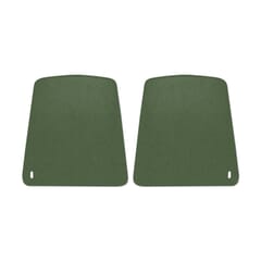 (1969-70) Bucket Seat Back Panels-Dark Green-pr
